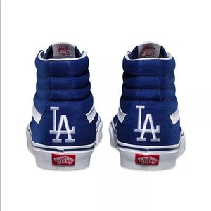 Vans | Shoes | Vans X Mlb La Dodgers Sk8 Hi Blue Rare Womens | Poshmark